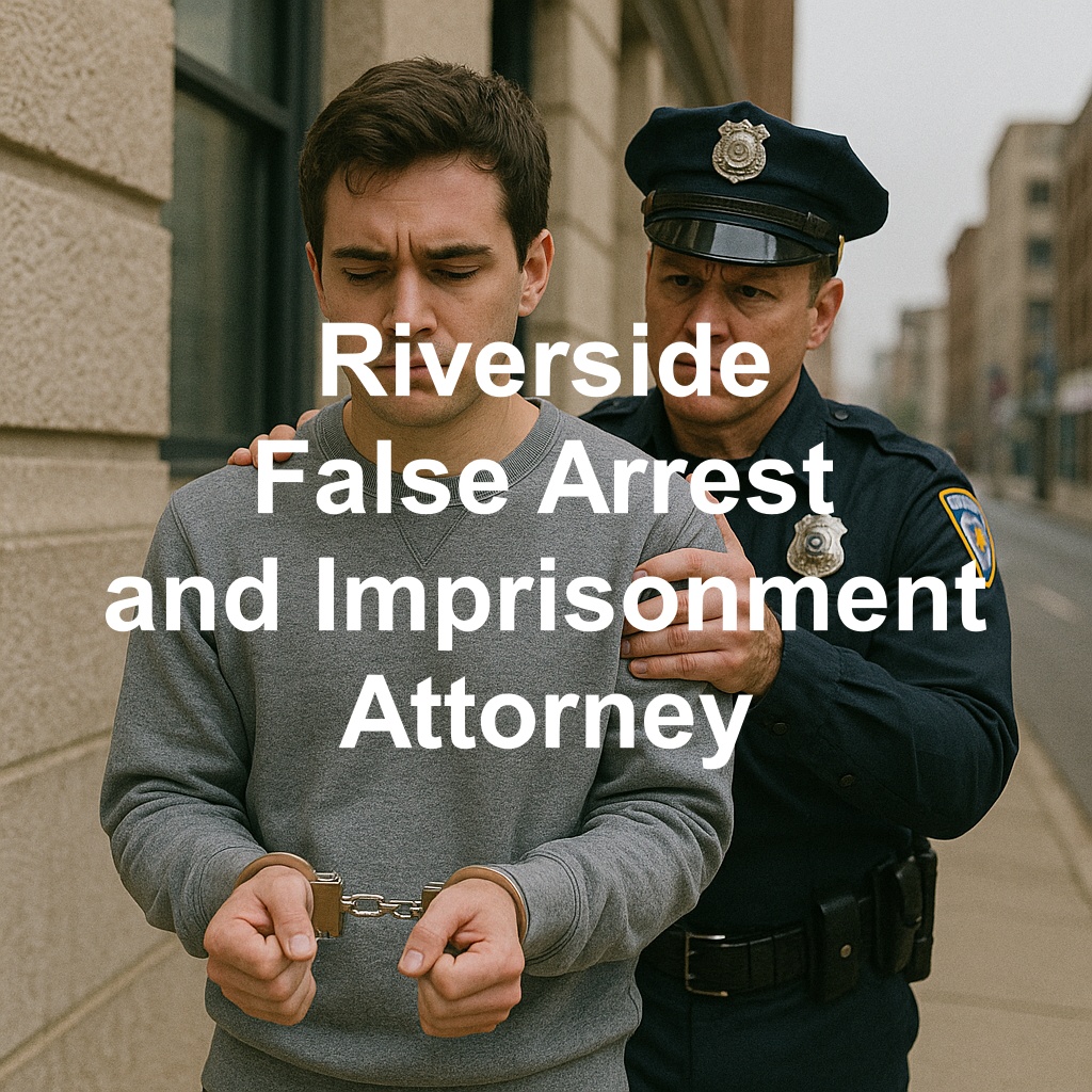 Riverside Wrongful Arrest and False Imprisonment Lawyers